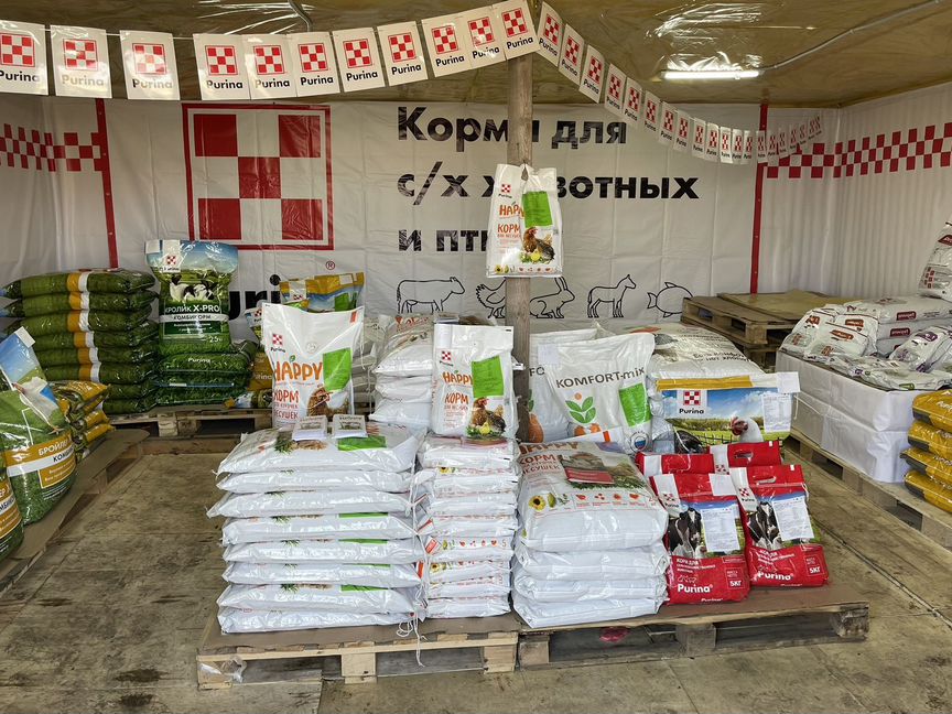 Комбикорм корма для с/х животных птиц пурина