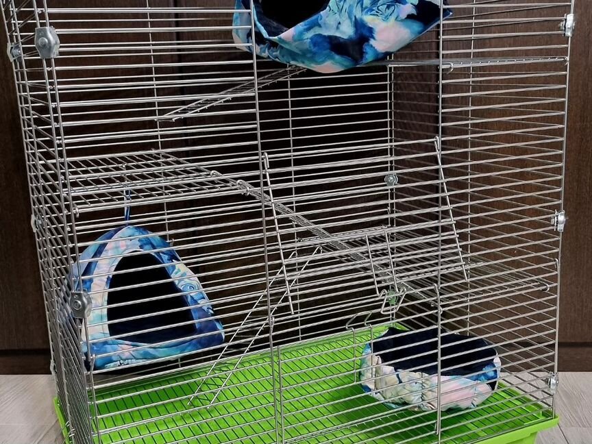 Клетка для грызунов с фальшдном