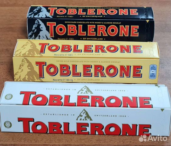 Шоколад Toblerone в ассортименте купить в Москве | Товары для дома и ...