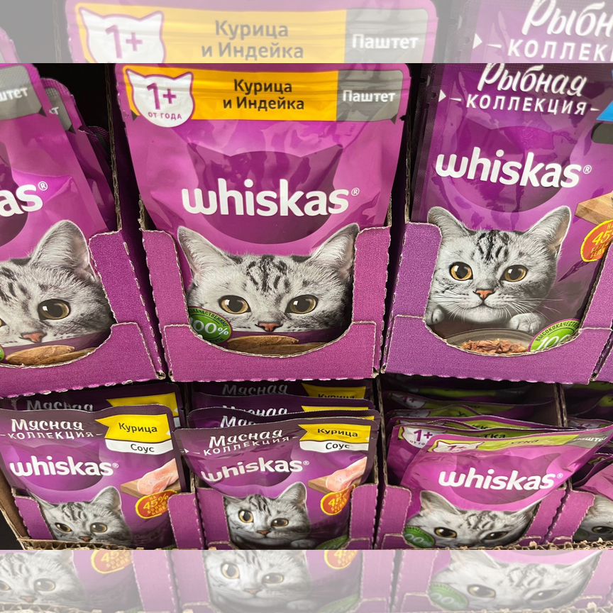 Корм для кошек Вискас