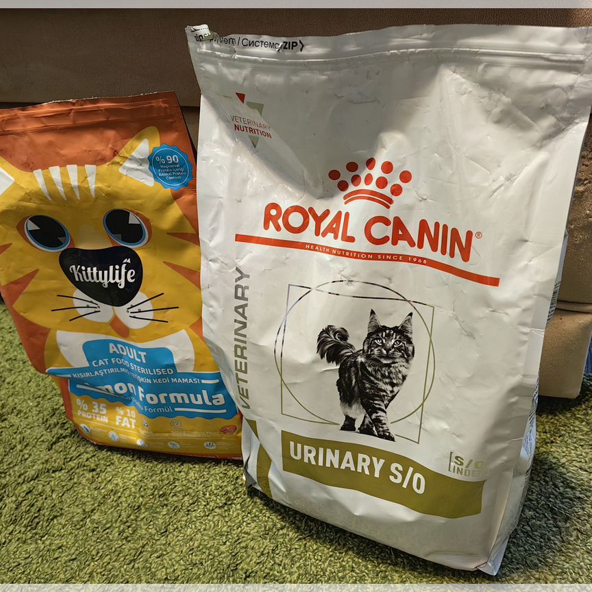 Royal Canin Urinary S/O для кошек, пол пачки