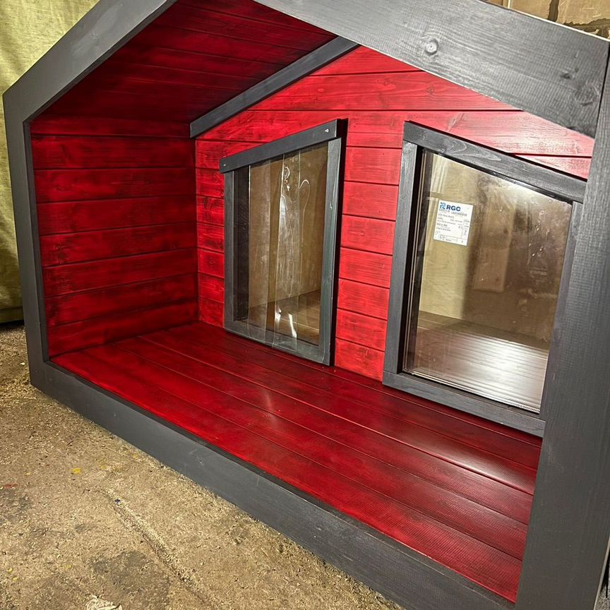 Будка для собаки утепленная