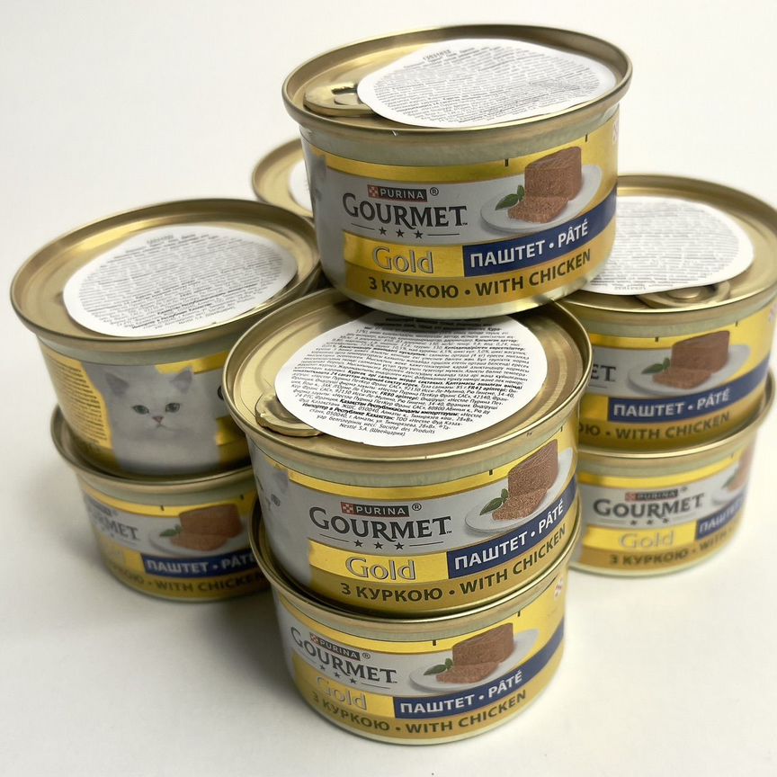 Корм для кошек gourmet gold паштет курица