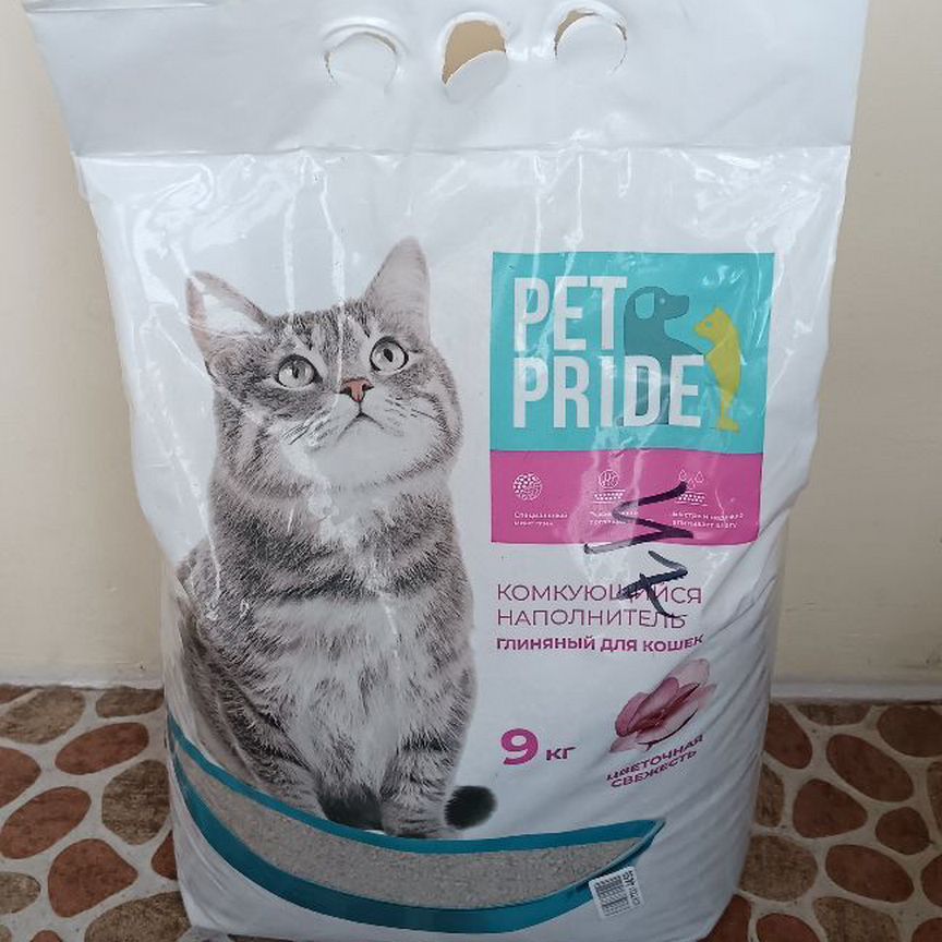 Комкующийся наполнитель Pet Pride