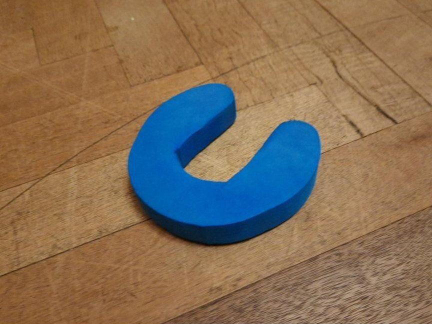 Фиксатор для двери синий