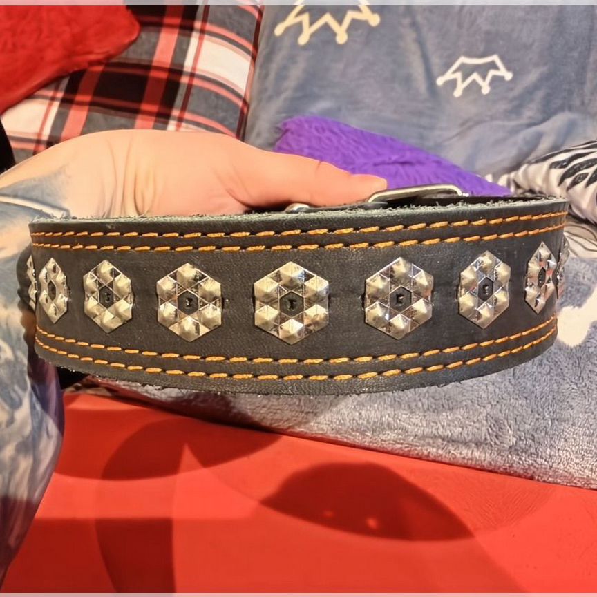 Ошейник для собаки кожаный