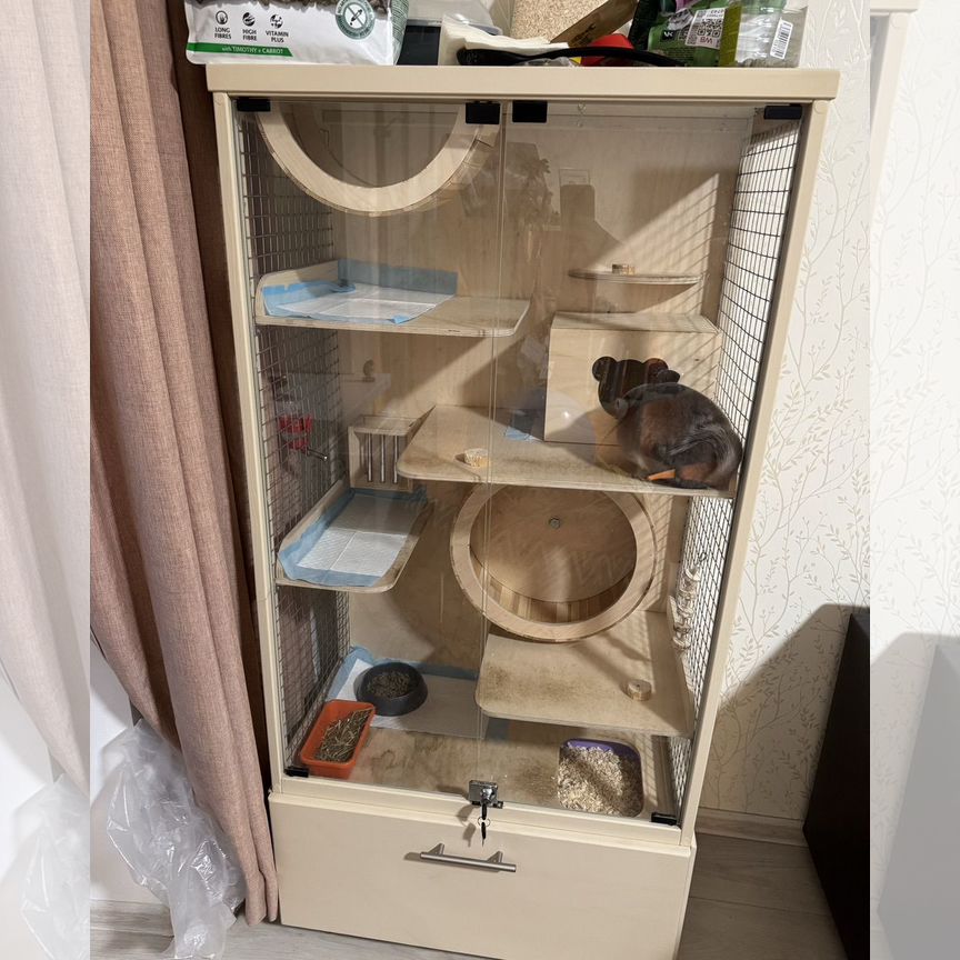 Витрина для шиншилл/дегу