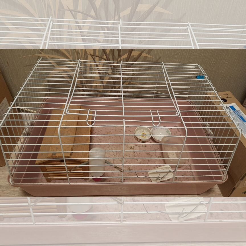 Клетка большая для кролика, морских свинок