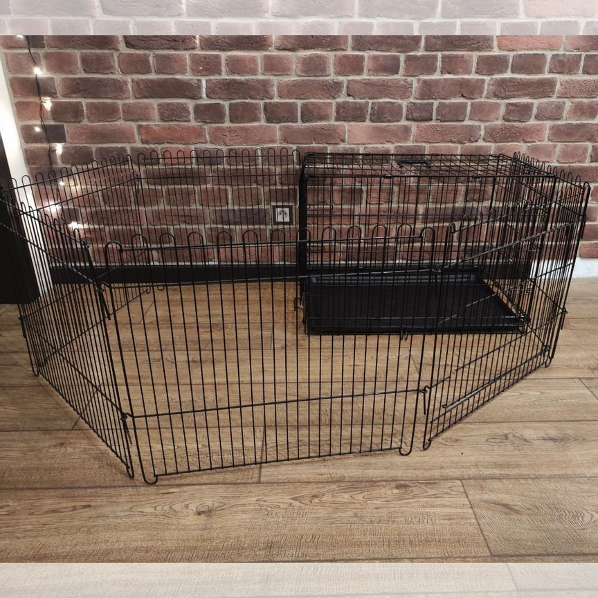 Клетка с вольером для собак