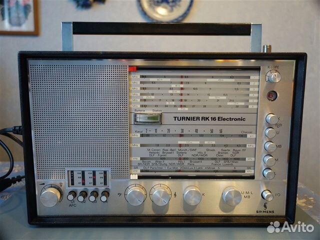 Радиоприемник Siemens Turnier RK16 купить в Москве | Электроника | Авито