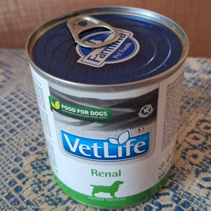 Корм для собак Renal VetLife влажный