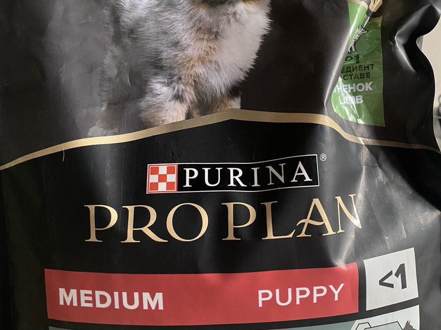 Корм для щенков purina pro plan