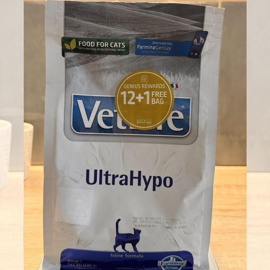 Корм для кошек Farmina Vetlife UltraHypo