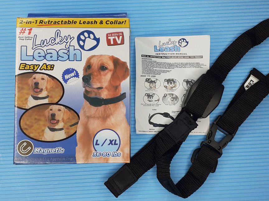Поводок Ошейник 2в1 Lucky Leash Для собак до 15кг