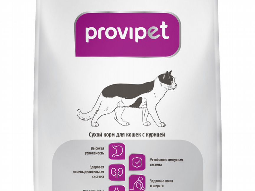 Сухой корм для котов "Provipet" (Провипет)