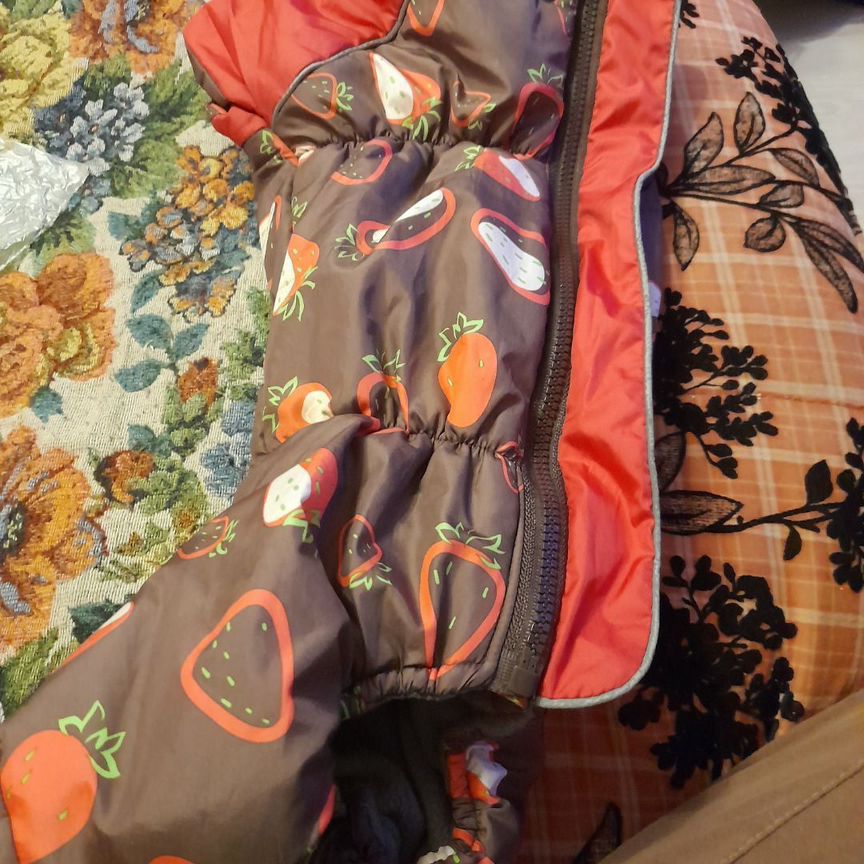 Зимний комбинезон для собаки таксы