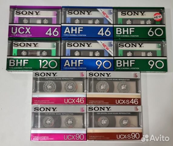Sony AHF/BHF/UCX/UCX-S 46/60/90/120 для коллекции купить в Саратове | Электроника | Авито