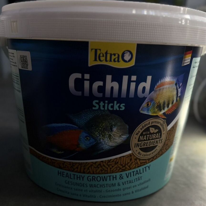 Tetra Cichlid Sticks 10 л палочки для цихлид