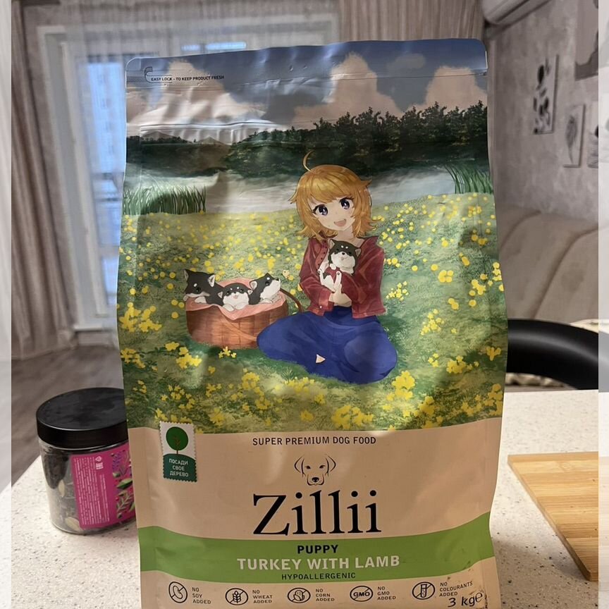 Корм для щенков zilli