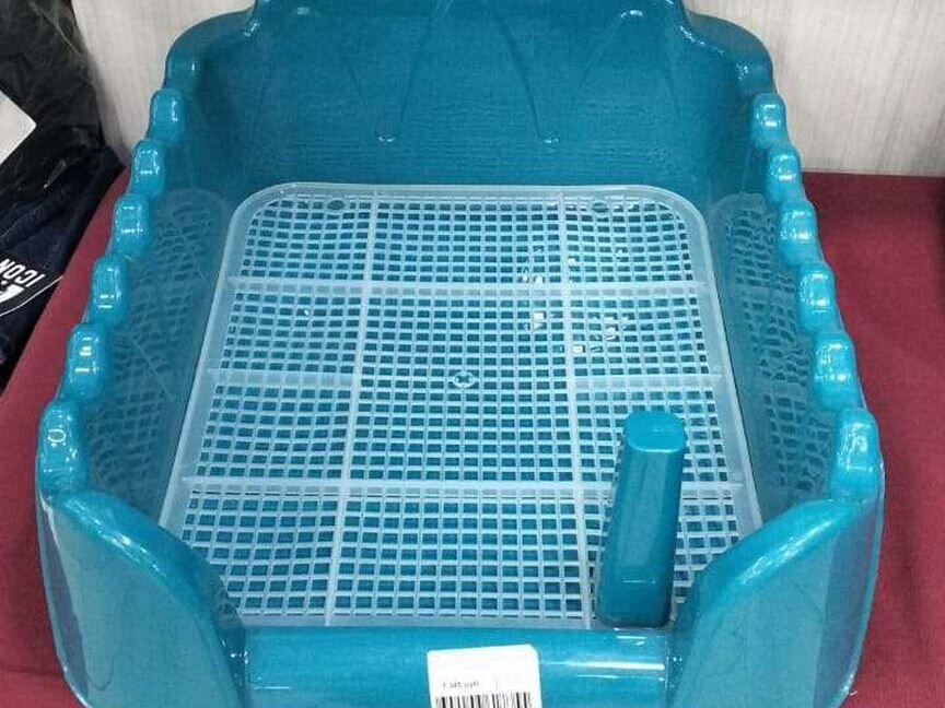 Лоток для собак - кошек,с столбиком для мальчиков