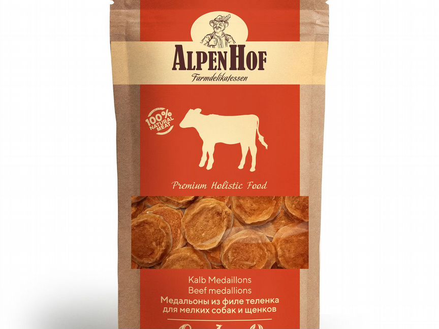 AlpenHof лакомство Медальоны из филе теленка для м