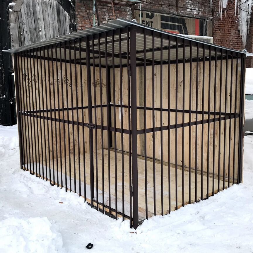 Уличный вольер для собак под ключ Омск