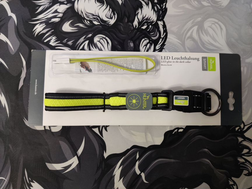 Ошейник Hunter LED Manoa Glow M (50-55)