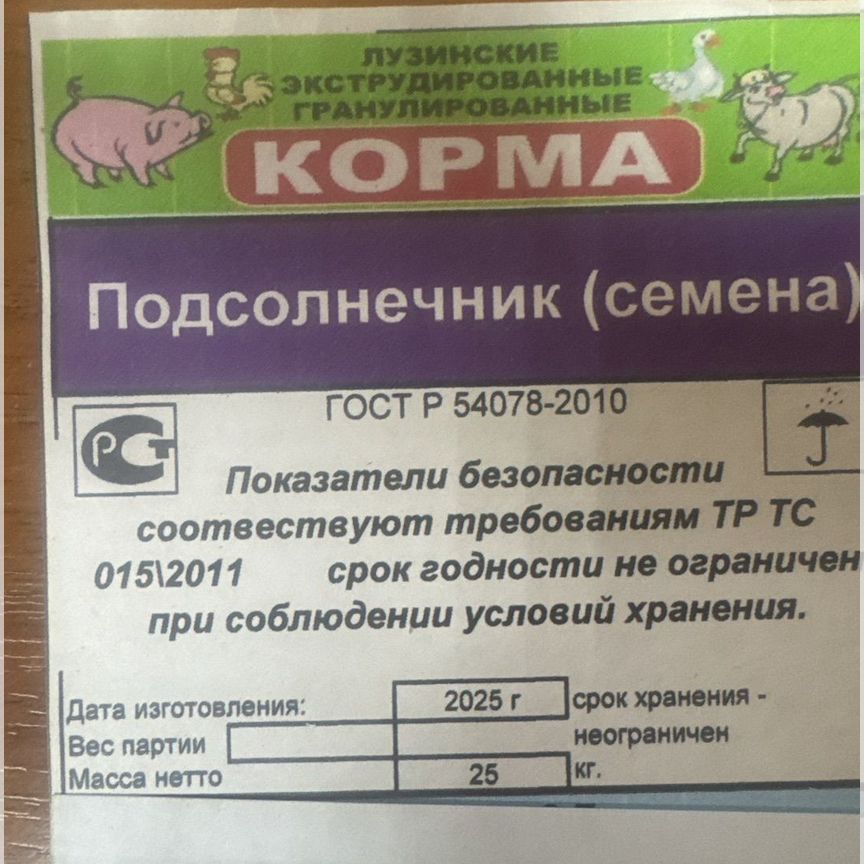 Семечки подсолнечника