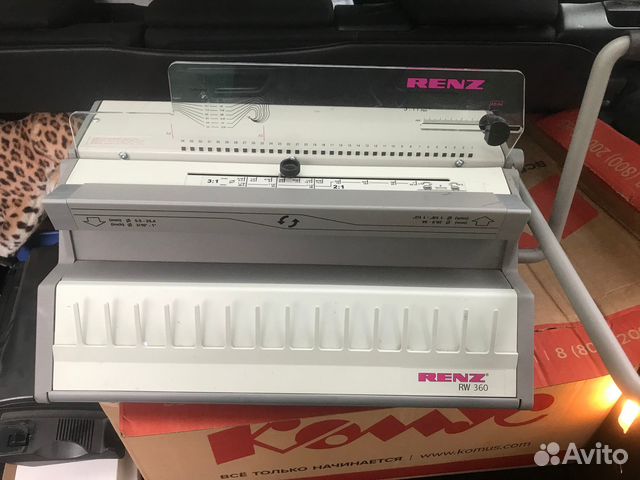 Переплётная машина renz RW 360 с пружинами купить в Москве ...