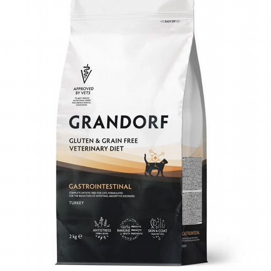 Корм для кошек Grandorf gastro
