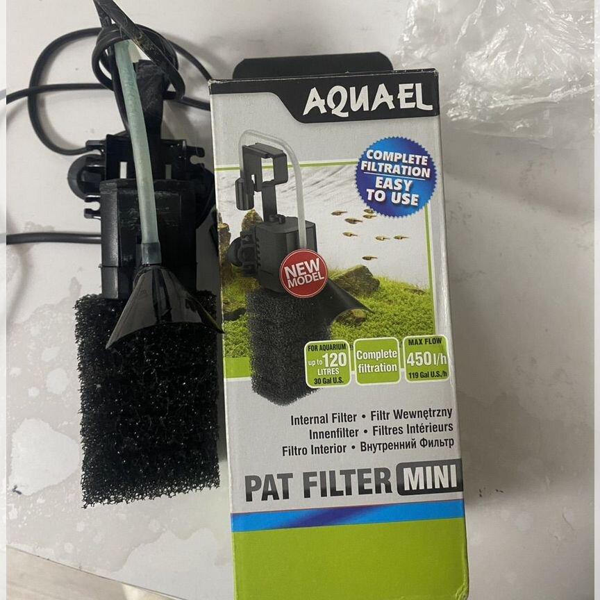 Фильтр для аквариума PAT filter mini до 120 л