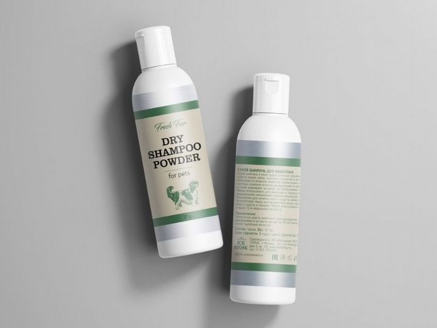 Сухой шампунь для животных
