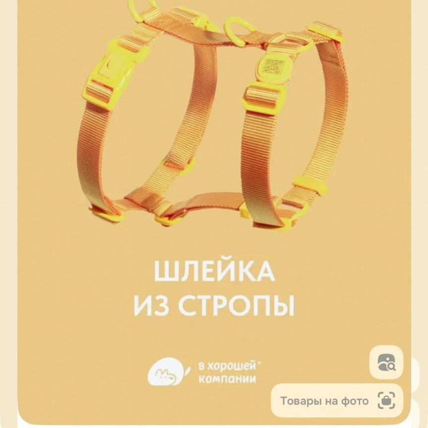 Шлейка для маленькой собаки XS