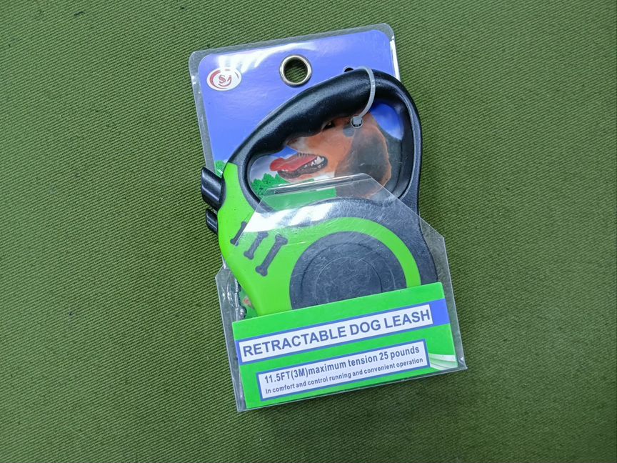 Поводок-рулетка для небольших животных Зелёный