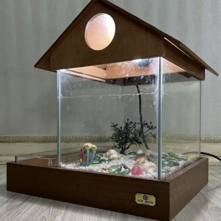 Аквариум для рыбки петушка