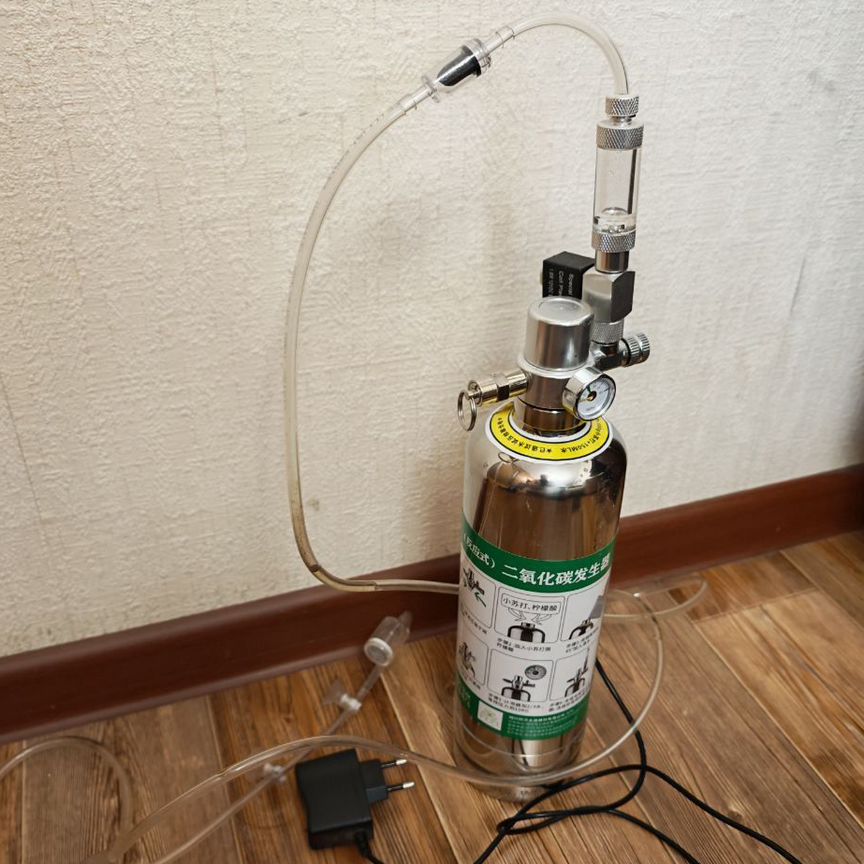 Генepатоp CO2 для aквaриума