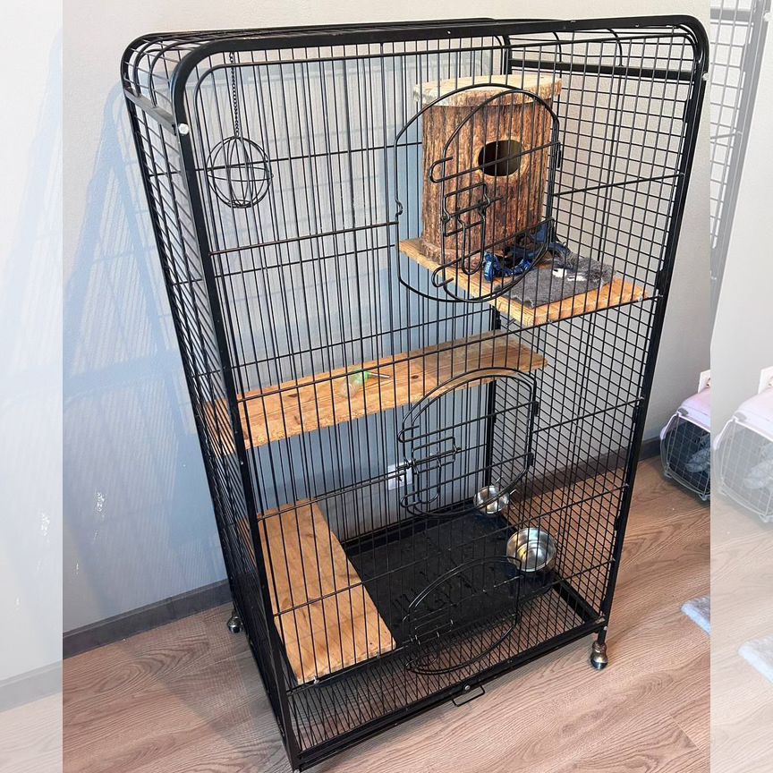 Клетка для шиншилл, хорьков 140х80х52