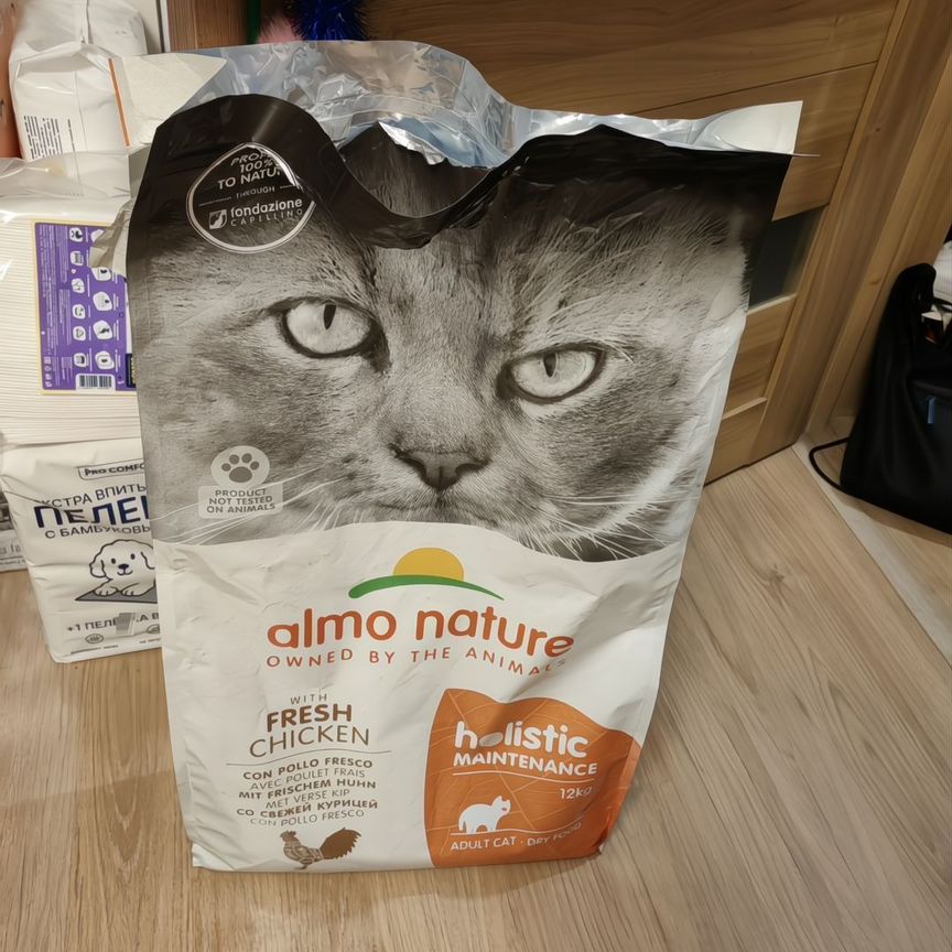Корм для кошек almo nature с курицей