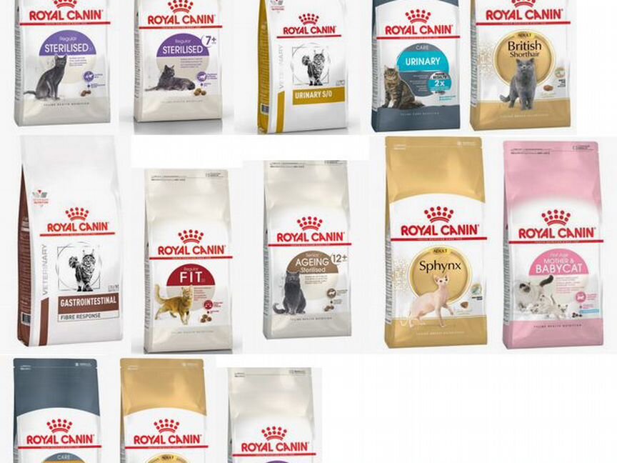 Сухой корм для кошек Royal Canin 2/4/10кг бесп дос