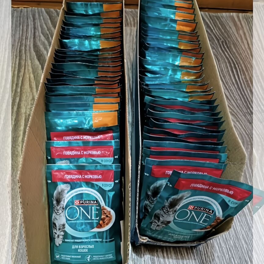 Влажный корм для кошек purina one