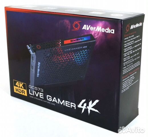 Устройство видеозахвата AVerMedia Live Gamer 4K купить в Санкт ...