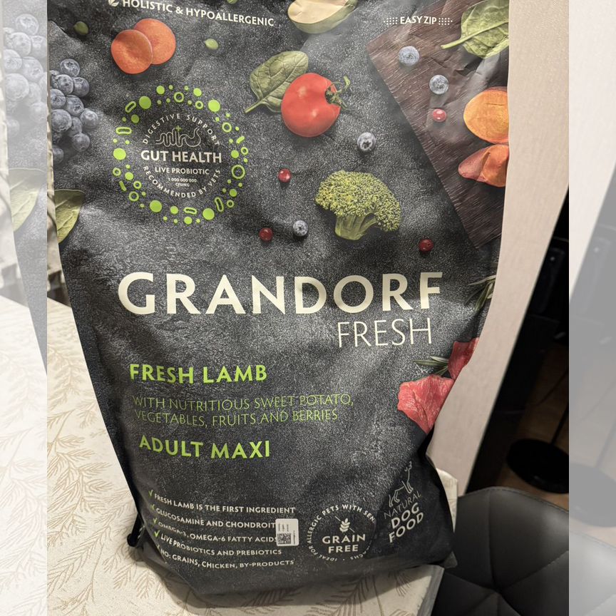 Корм для собак grandorf fresh ягненок