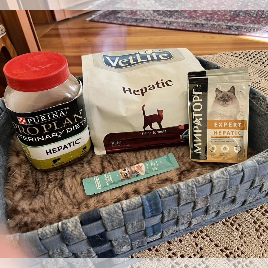 Корм для кошек гепатик