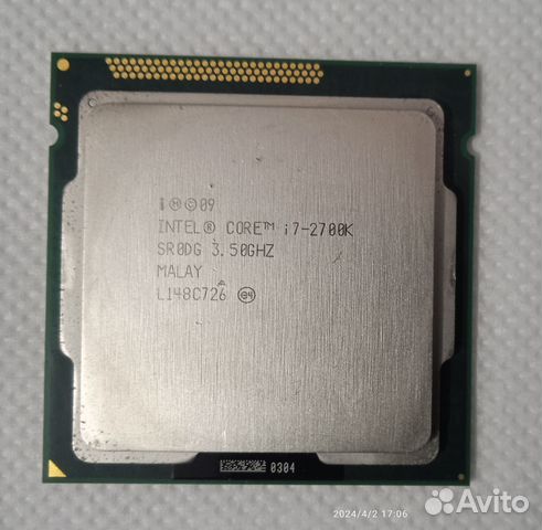 Процессор intel core i7 2700k LGA 1155 купить в Санкт-Петербурге ...