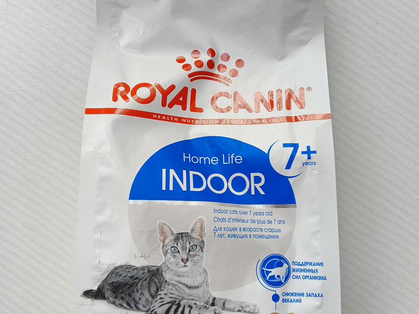 Корм сухой сбалансированный Royal Canin Indoor 7+