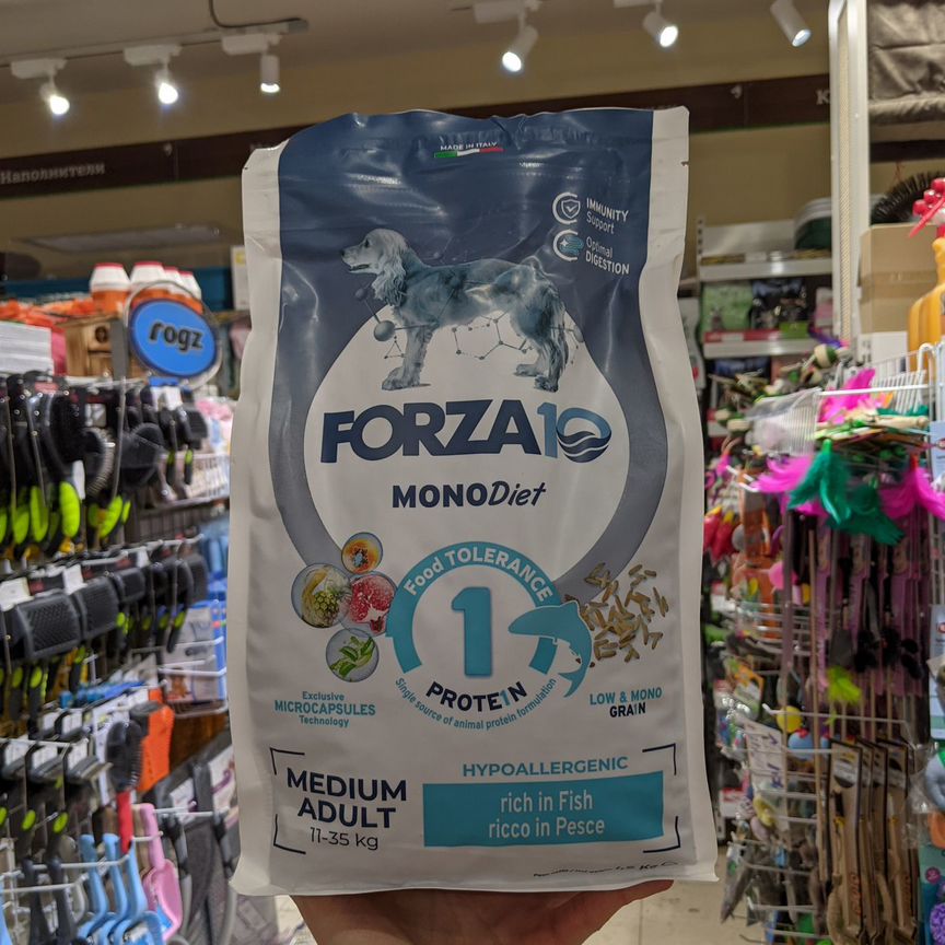 Forza10, hypoallergenic, 11-35 kg рыба fish, 03.27