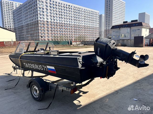 Продам Казанку 5м+Тохатцу 50 купить в Одинцово | Транспорт | Авито