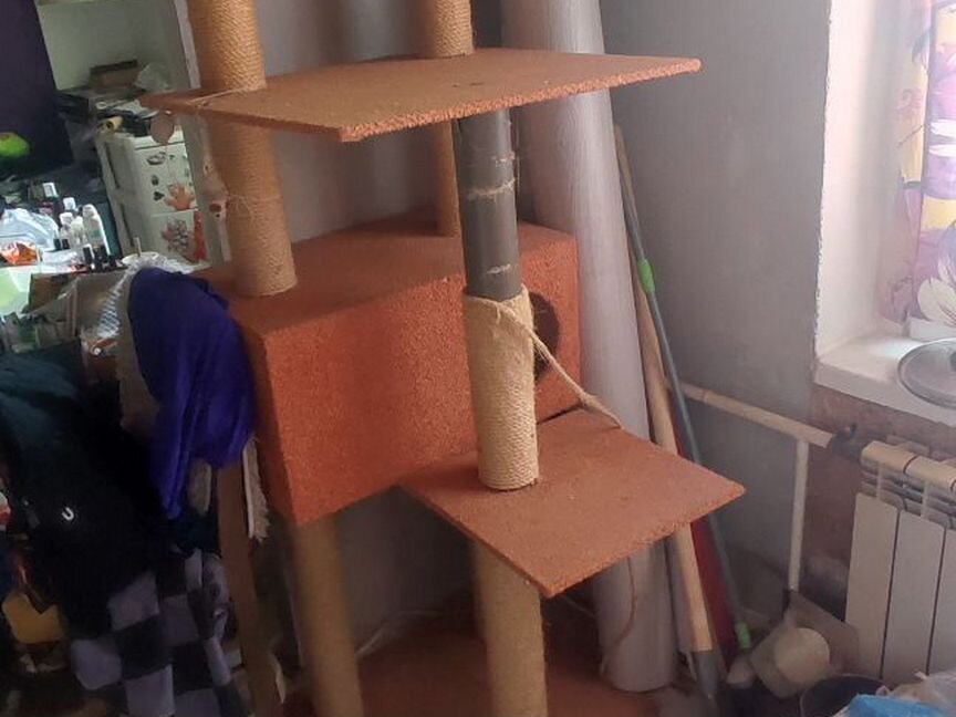 Домик когтеточка, кошачий комплекс