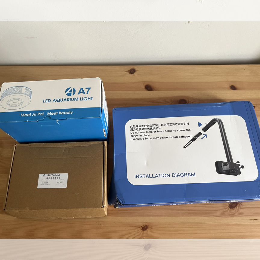 Светильник для аквариума А7 LED с кронштейном