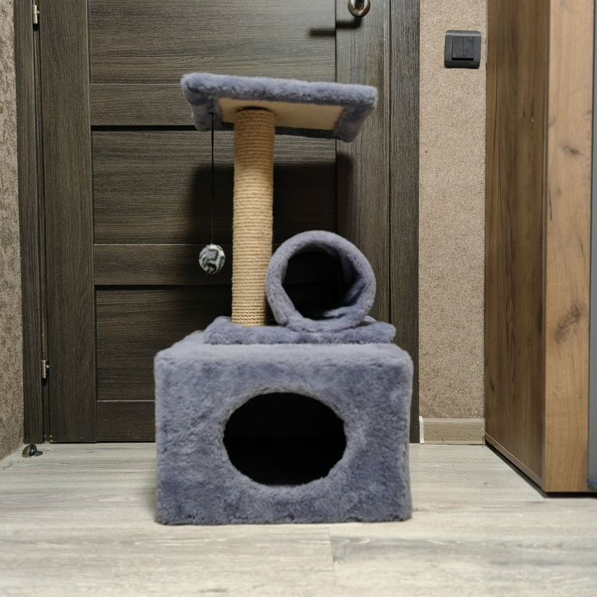 Домик для кошки с когтеточкой